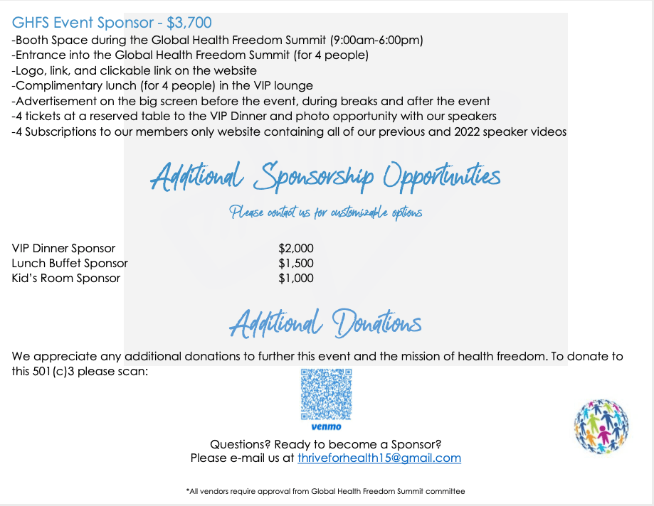 Global Health Freedom Summit